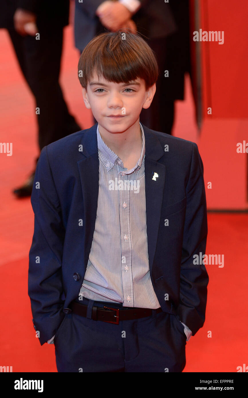 Milo Parker attending the 'Mr. Holmes' premiere at the 65th Berlin ...
