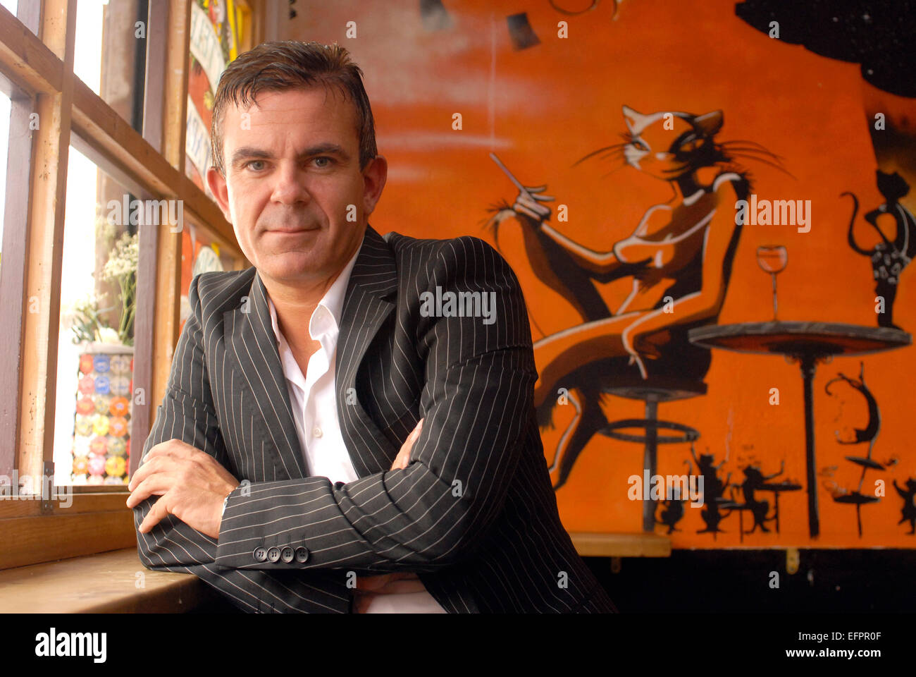 Gregorio León. Portrait of the Spanish author, writer and journalist ...