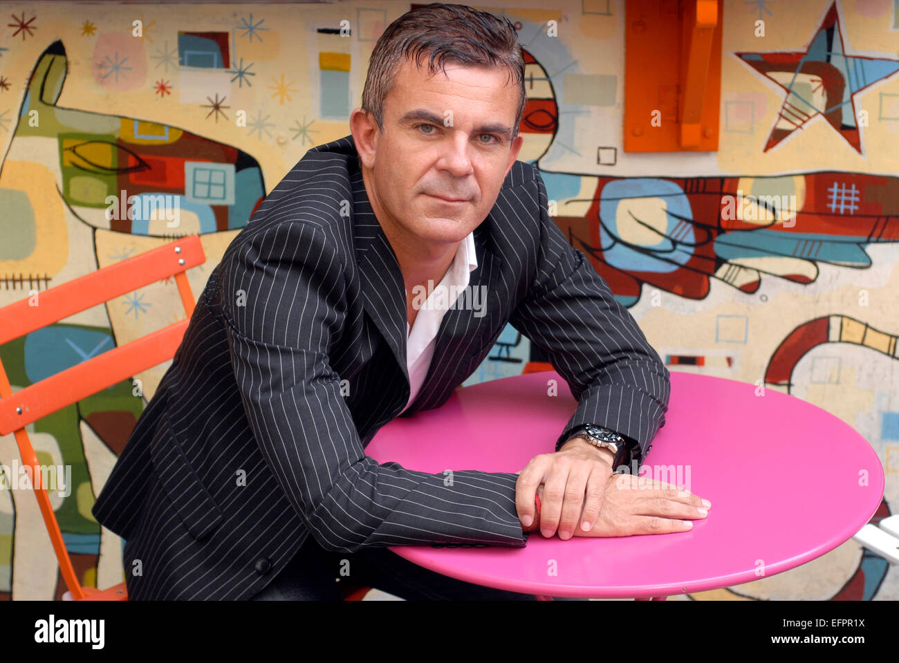 Gregorio León. Portrait of the Spanish author, writer and journalist ...