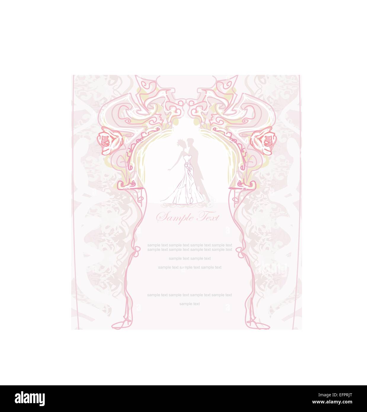 Ballroom dancers - invitation Stock Vector Image & Art - Alamy