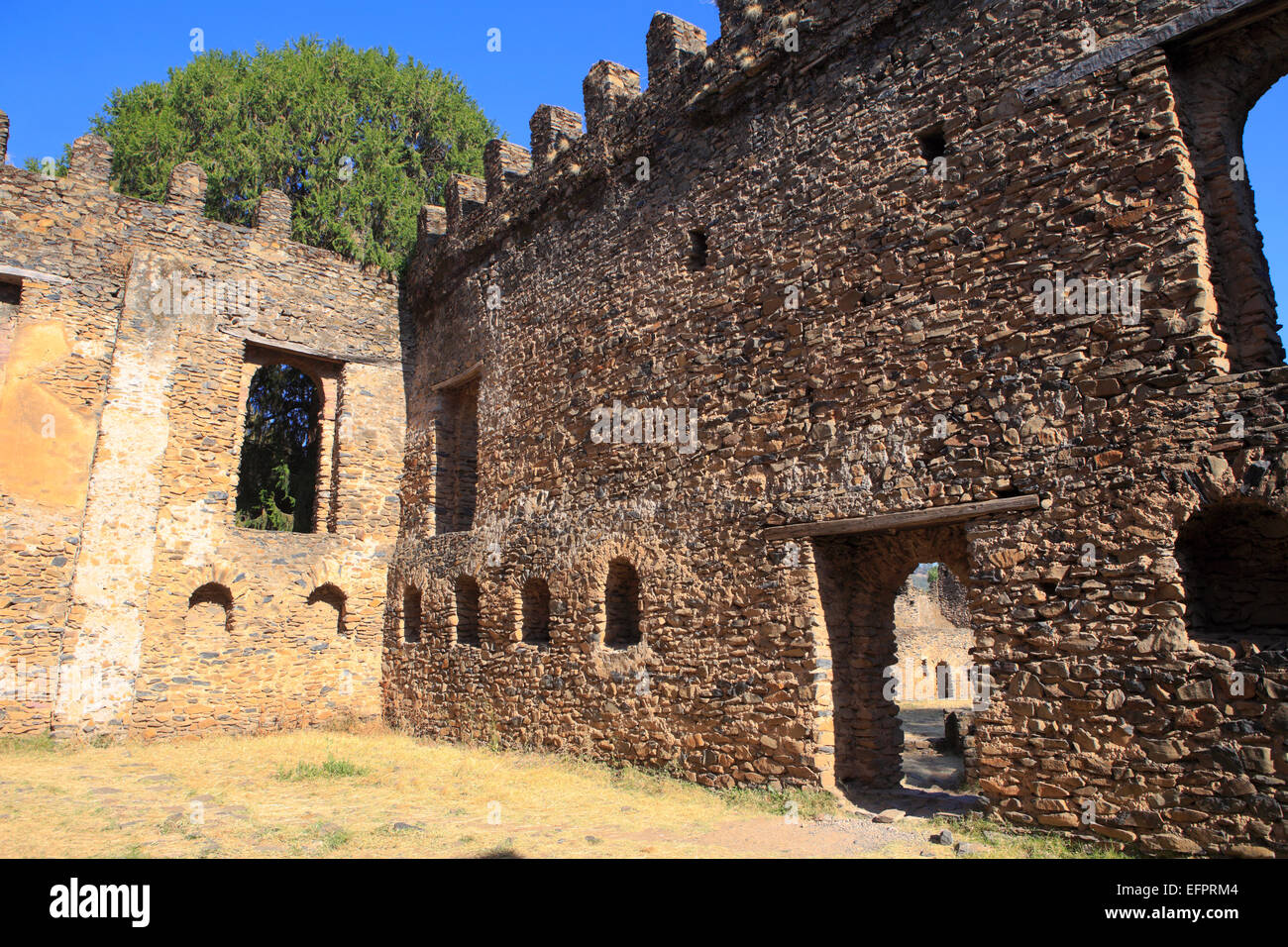 Fasil Gebbi complex (Fasilides Castle), Gonder, Amhara region, Ethiopia ...