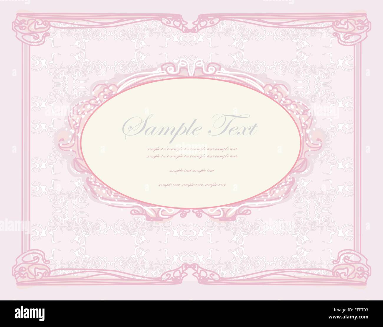 elegant vintage frame card Stock Vector Image & Art - Alamy