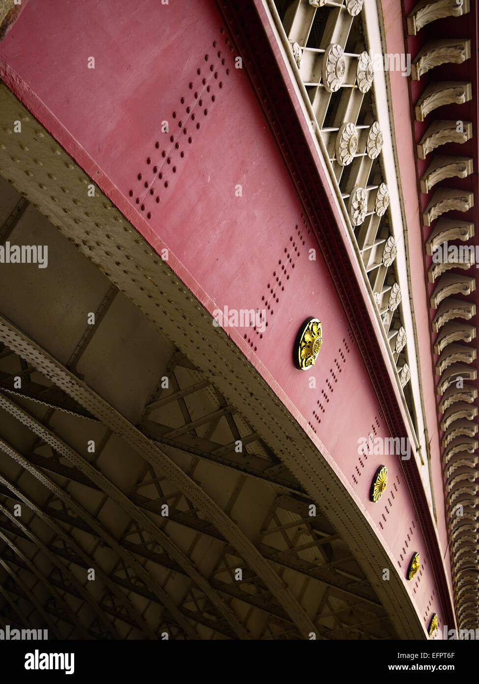 Abstract view of Blackfriars bridge, London, UK Stock Photo - Alamy
