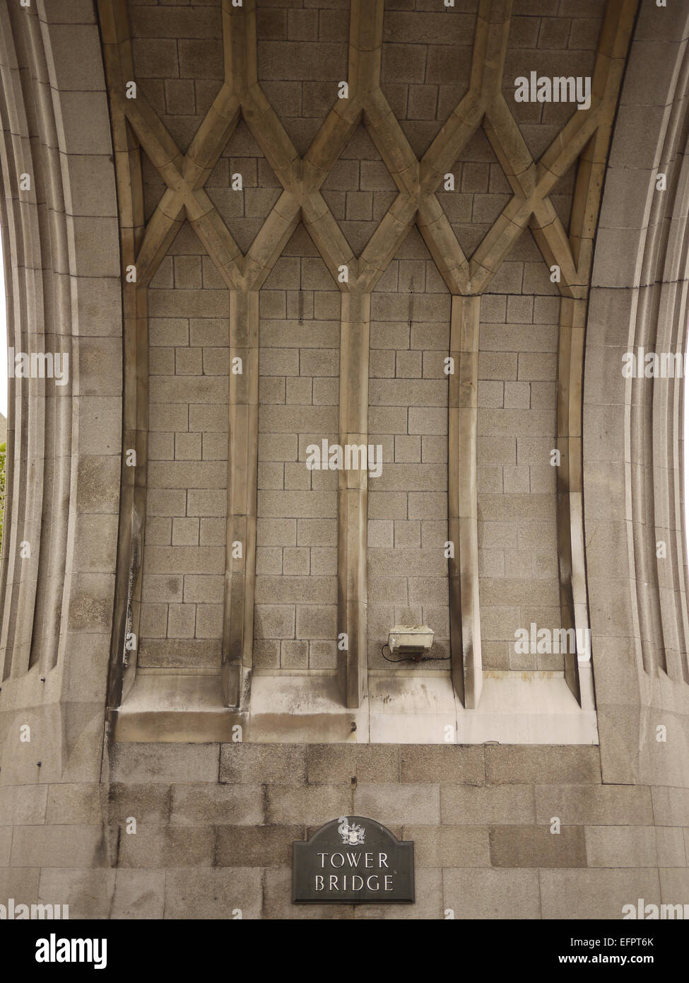 Tower Bridge sign, London, UK Stock Photo - Alamy