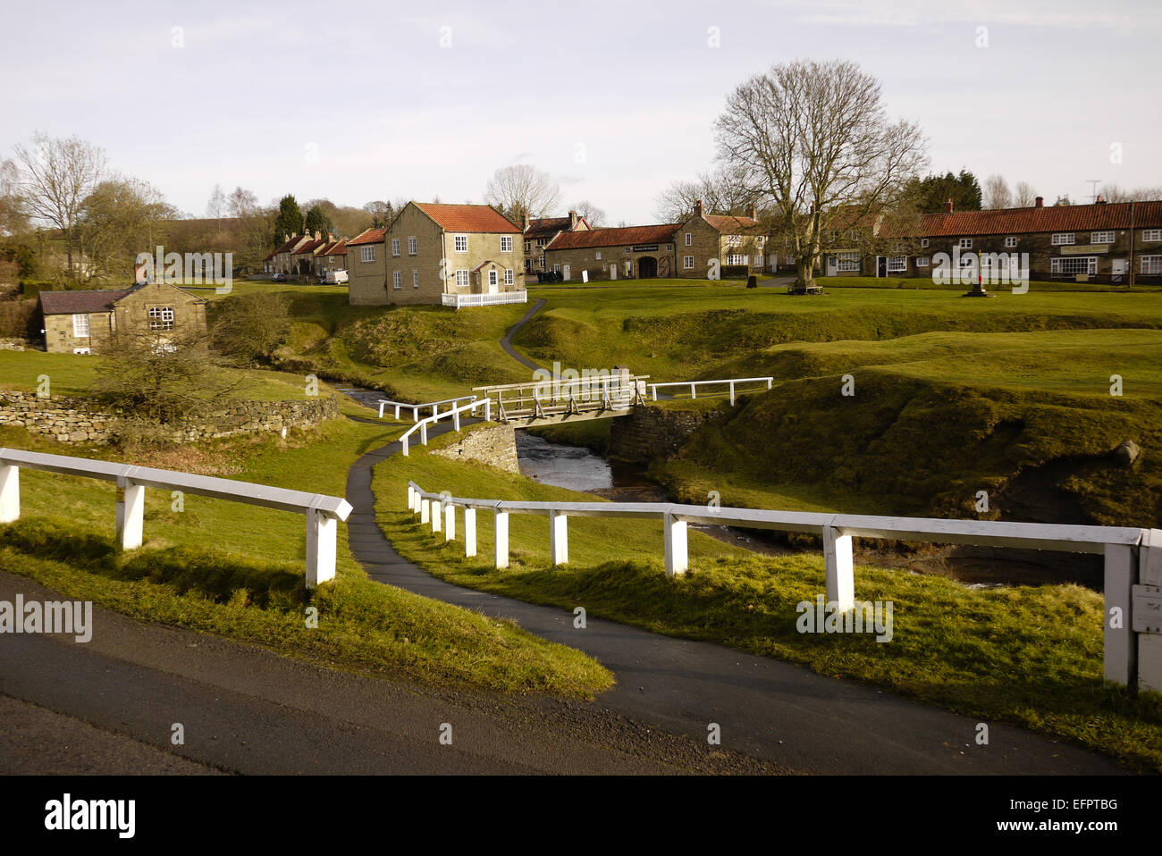 The village of Hutton-le-Hole in Yorkshire, UK Stock Photo - Alamy
