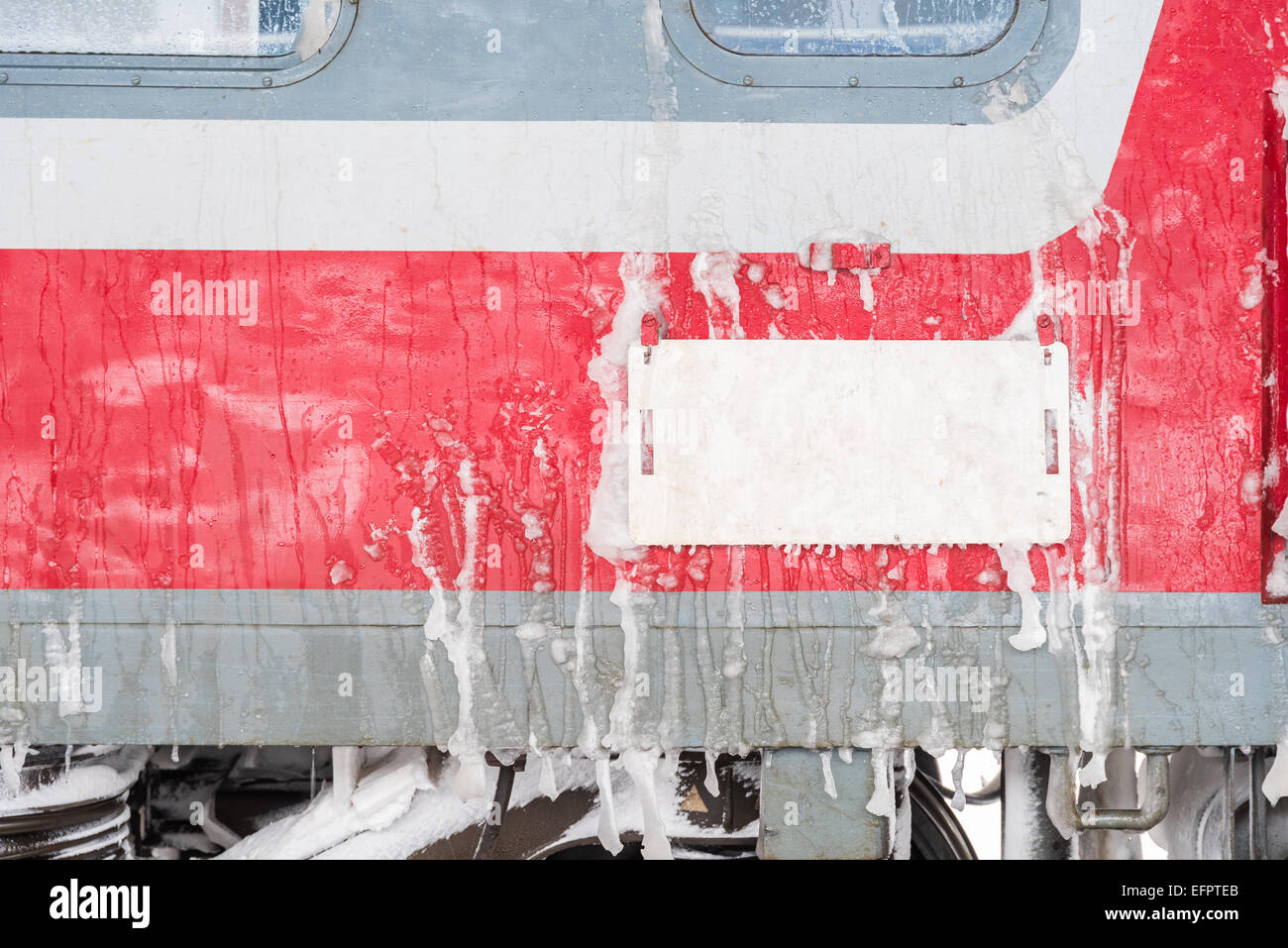 Frozen train hi-res stock photography and images - Alamy