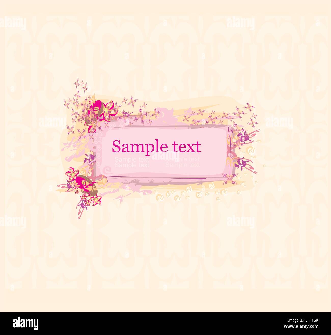 abstract frame with space for your text Stock Vector Image & Art - Alamy
