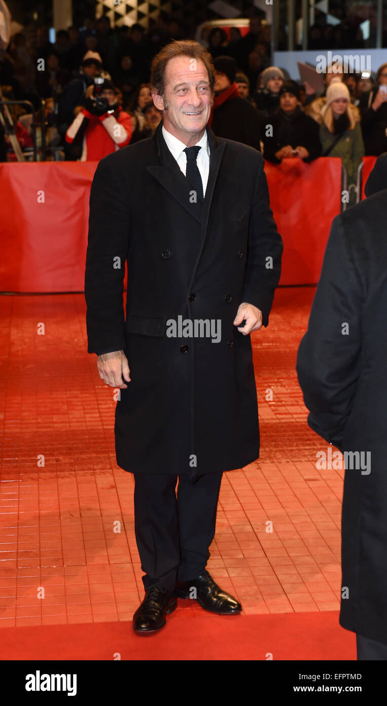 Berlin, Germany. 7th Feb, 2015. French actor Vincent Lindon arrives for ...