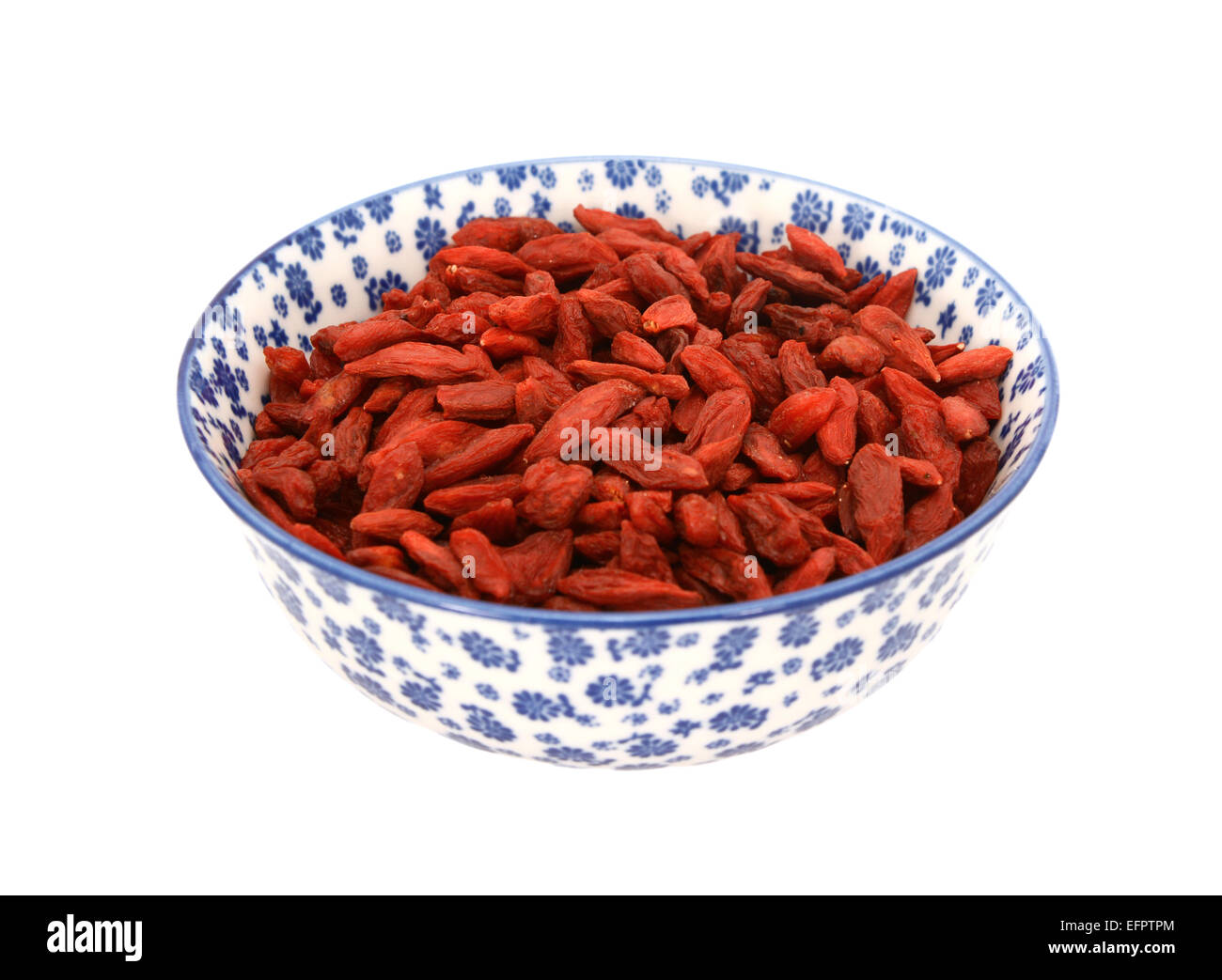 Dried goji berries background Cut Out Stock Images & Pictures - Alamy
