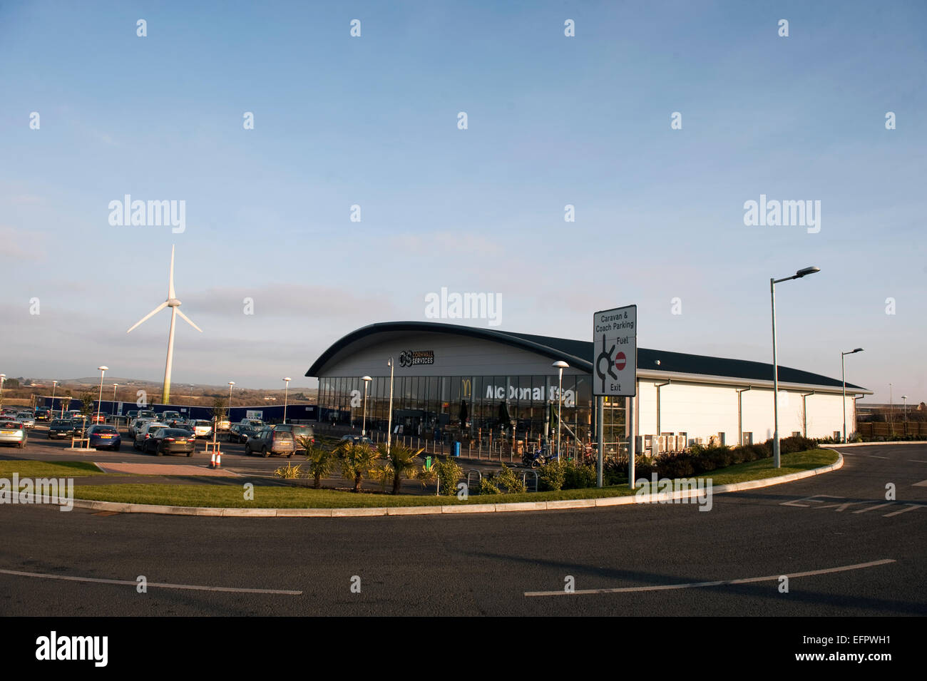 Cornwall Services situated at the Victoria interchange junction of the ...