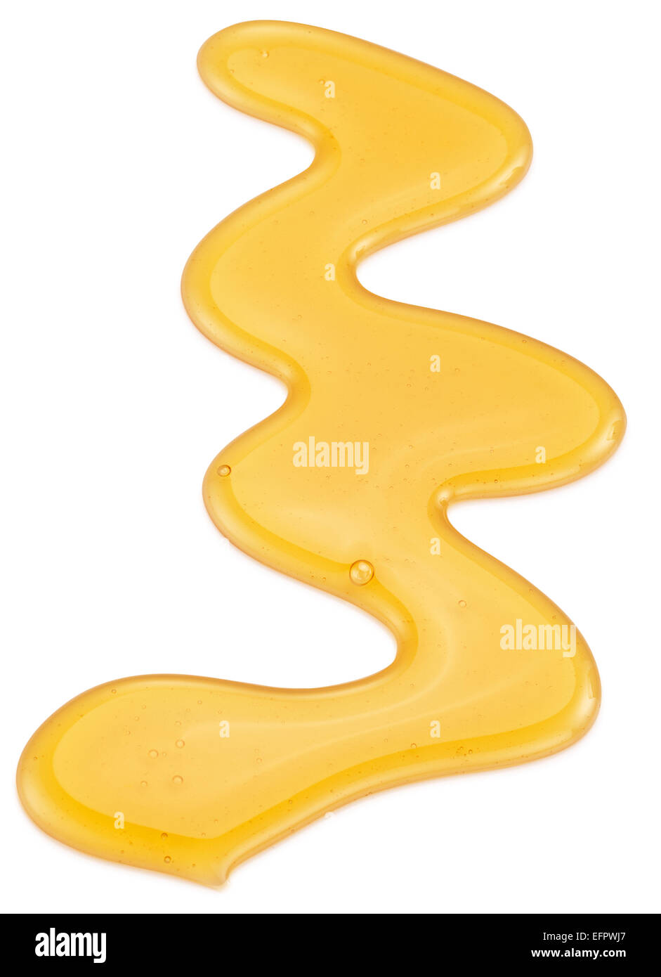 Honey stain isolated on a white background. Clipping paths Stock Photo ...