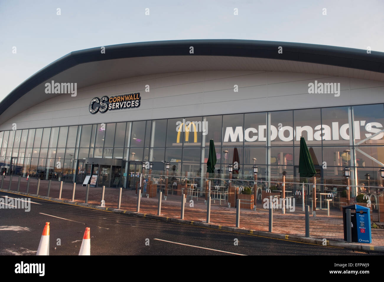 Cornwall Services situated at the Victoria interchange junction of the ...