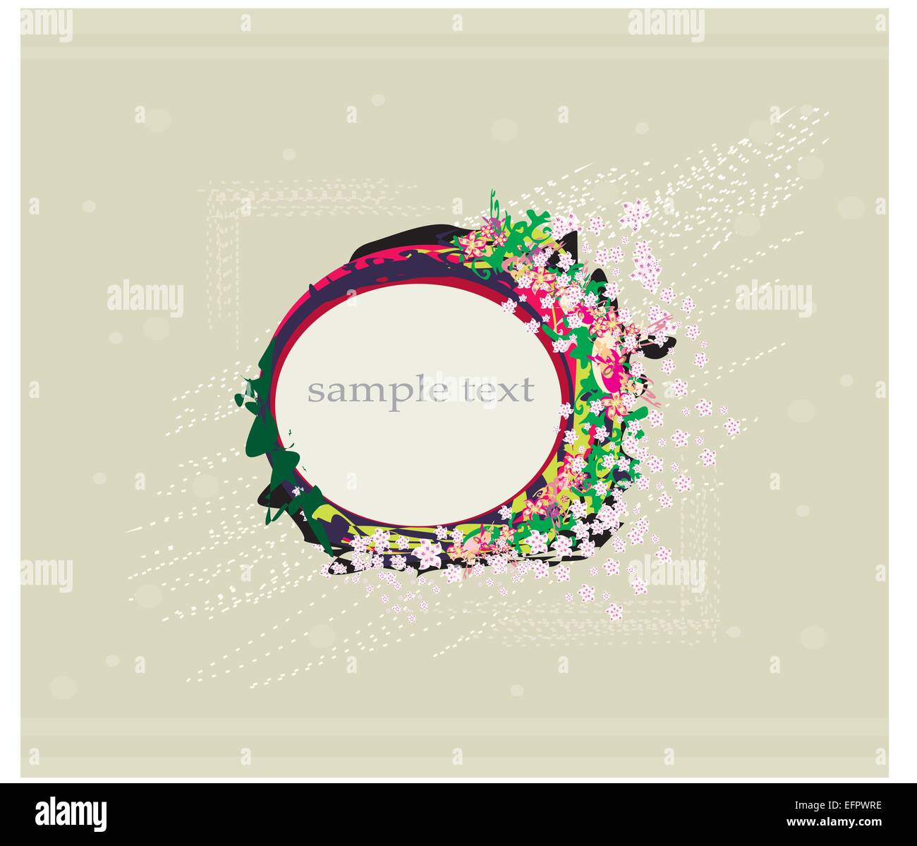 abstract frame with space for your text Stock Vector Image & Art - Alamy