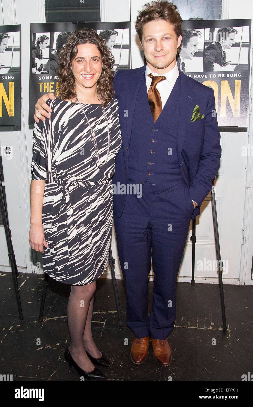New York, NY, USA. 8th Feb, 2015. Eva Price, Ben Scheuer at arrivals ...