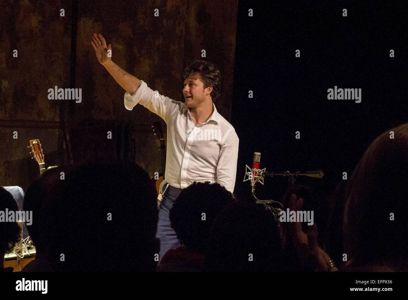 New York, NY, USA. 8th Feb, 2015. Ben Scheuer at arrivals for Opening ...