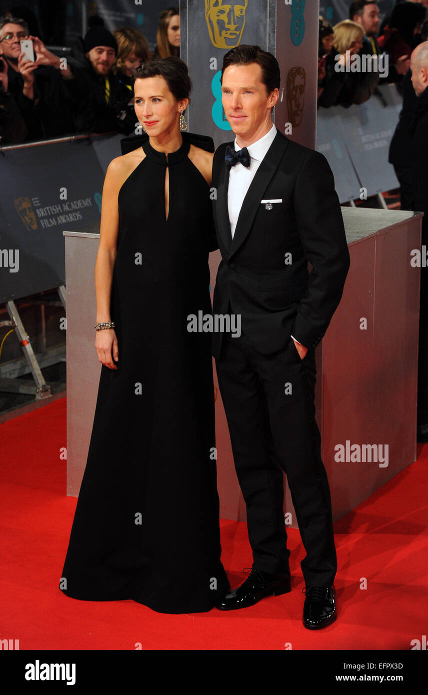 Actor Benedict Cumberbatch and Sophie Hunter arrive at the 67th annual ...