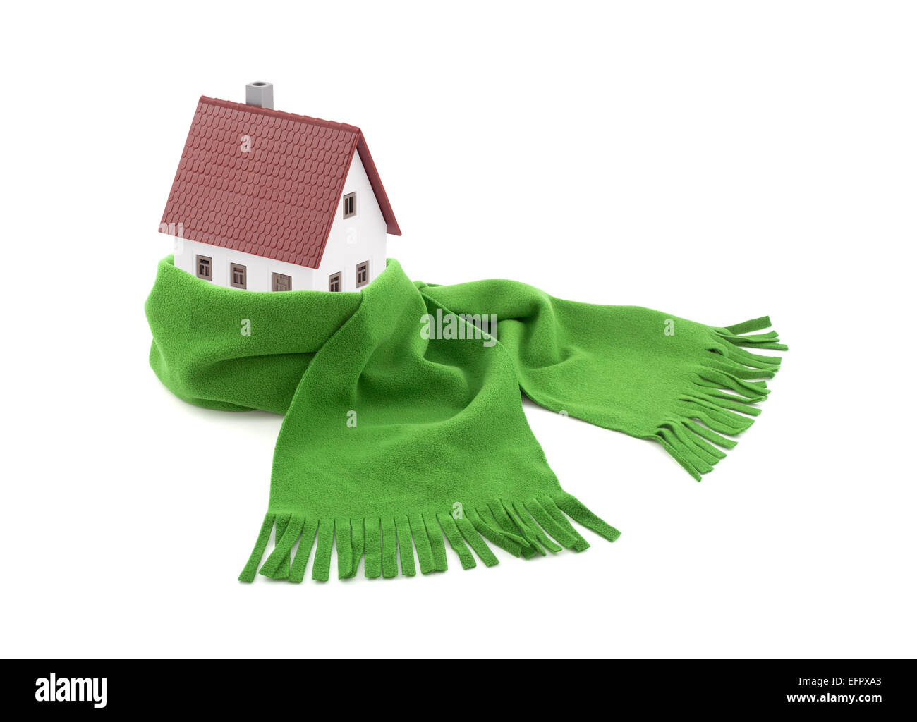 House model on heating Cut Out Stock Images & Pictures - Alamy