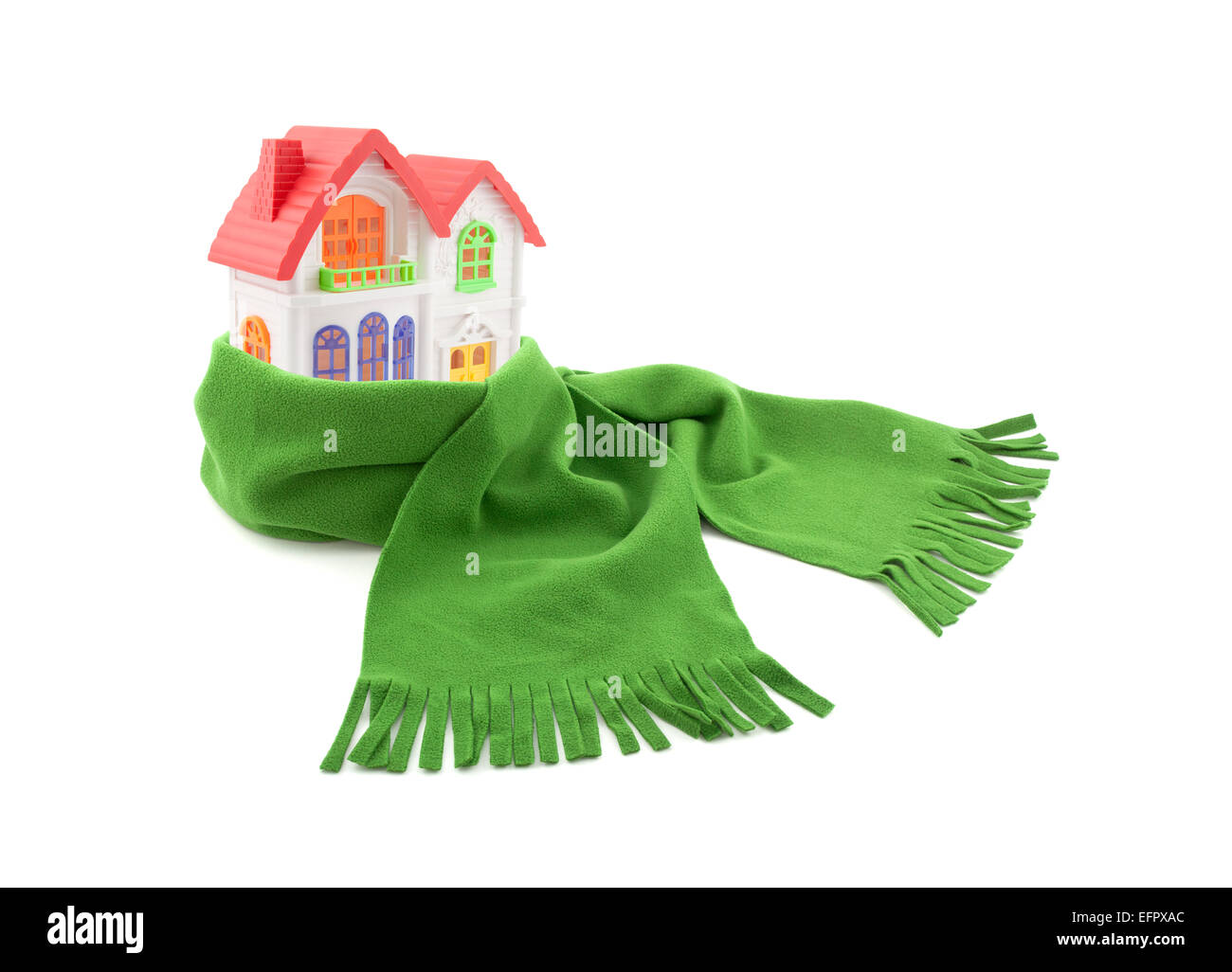 House model on heating Cut Out Stock Images & Pictures - Alamy