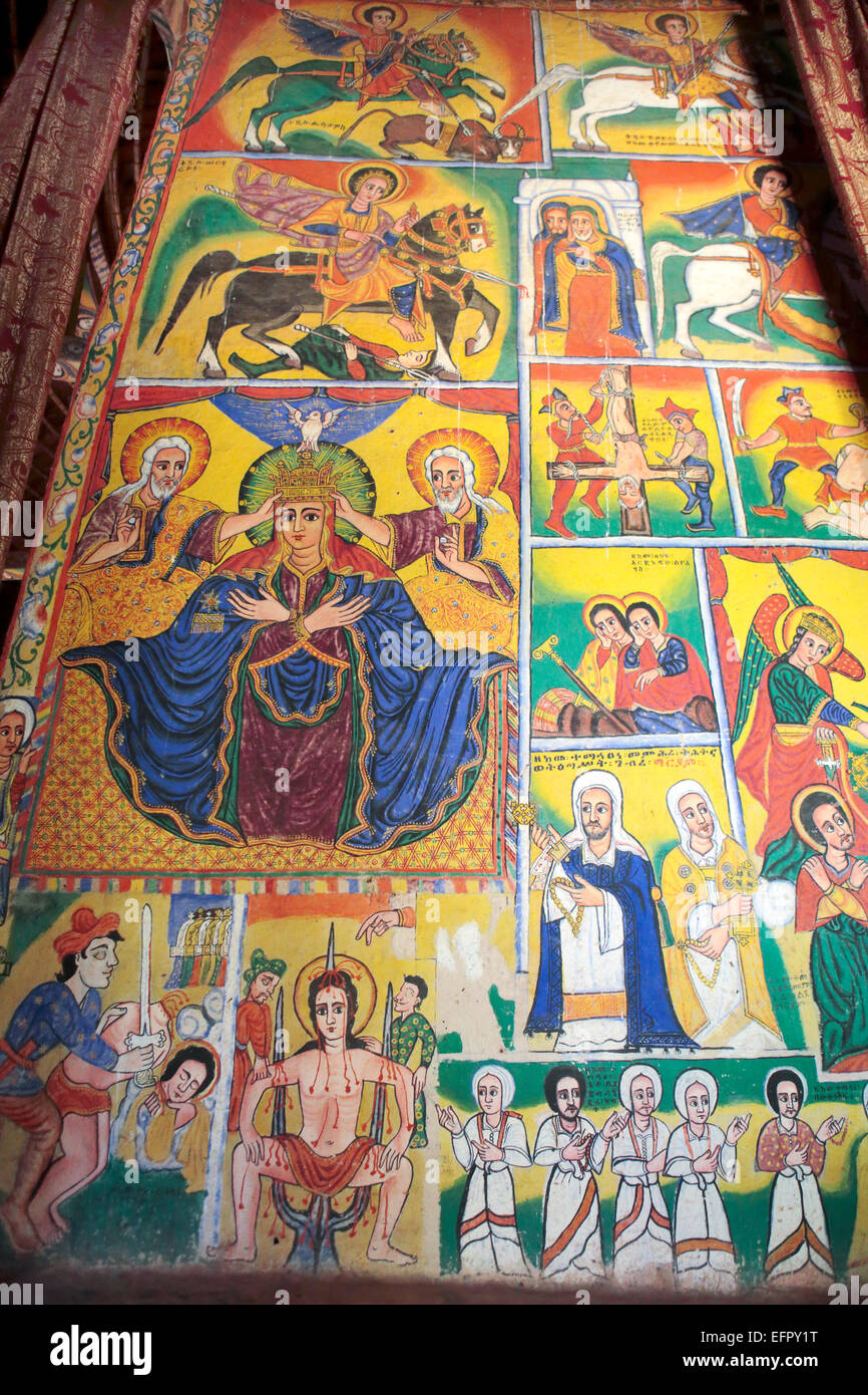 Bete Mariam church, Amhara region, Ethiopia Stock Photo - Alamy