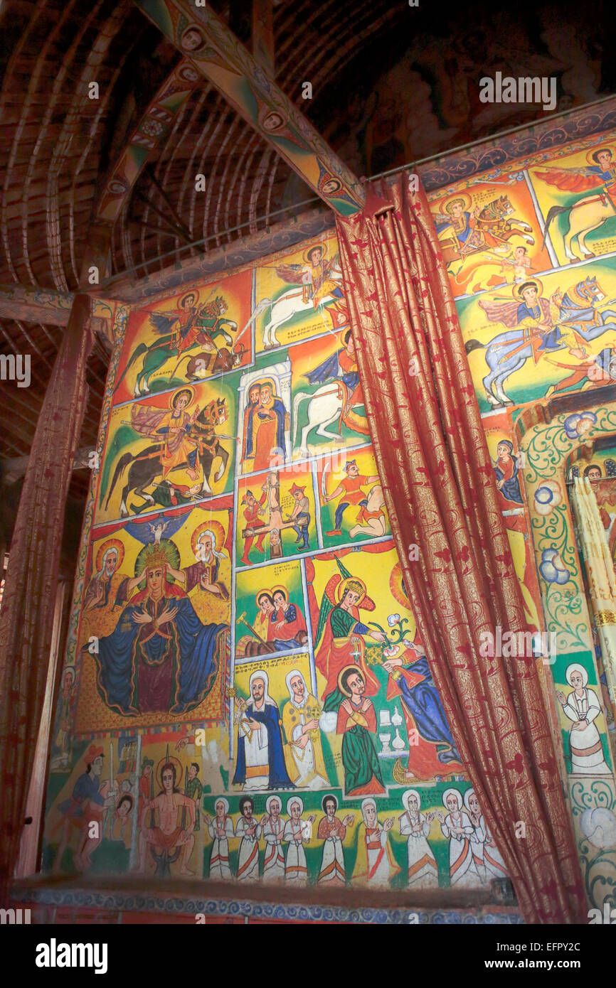 Bete Mariam church, Amhara region, Ethiopia Stock Photo - Alamy
