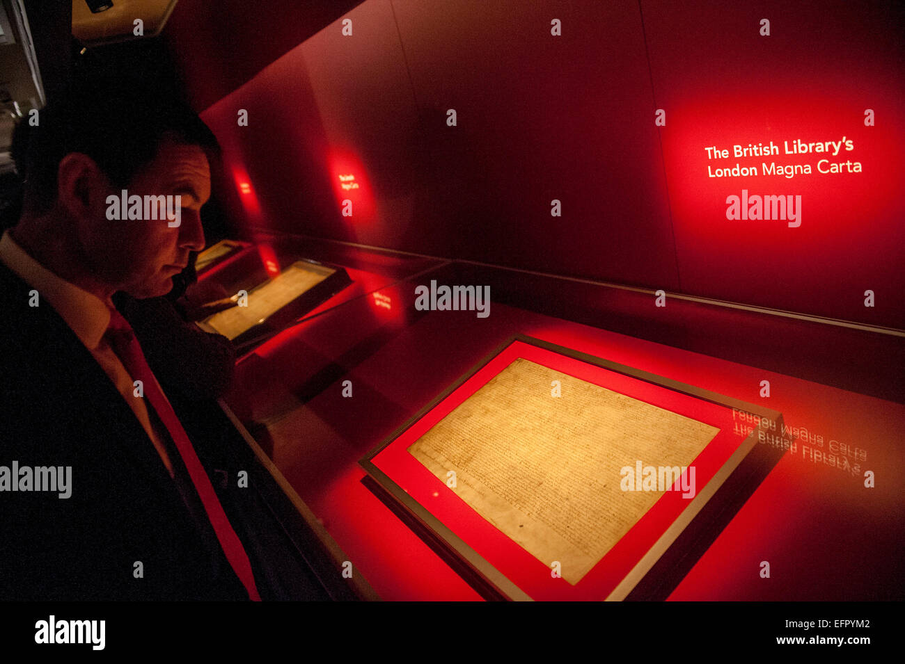 British Library evening VIP launch of their Magna Carta show ...