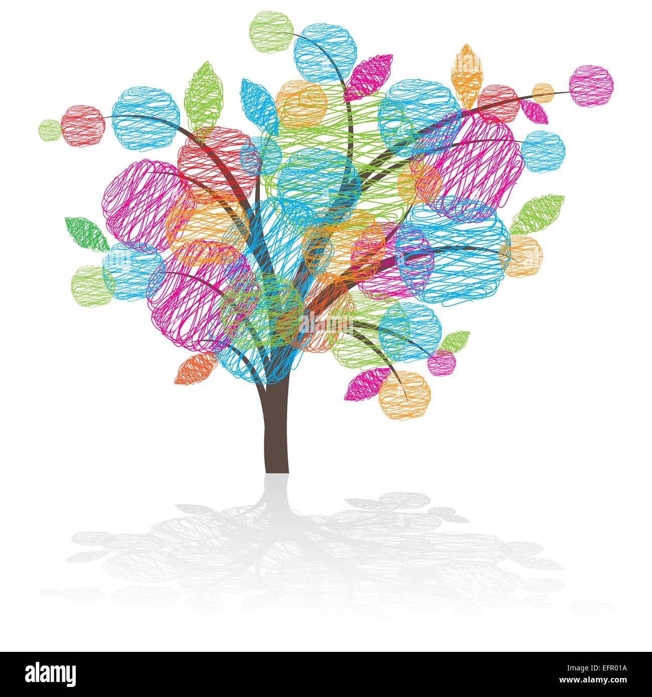 Stylized tree icon, vector illustration Stock Vector Image & Art - Alamy