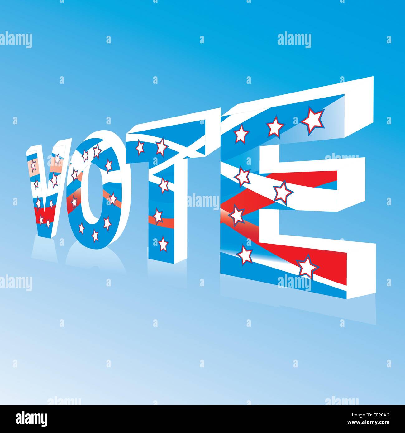USA election patriotic background vector illustration Stock Vector ...