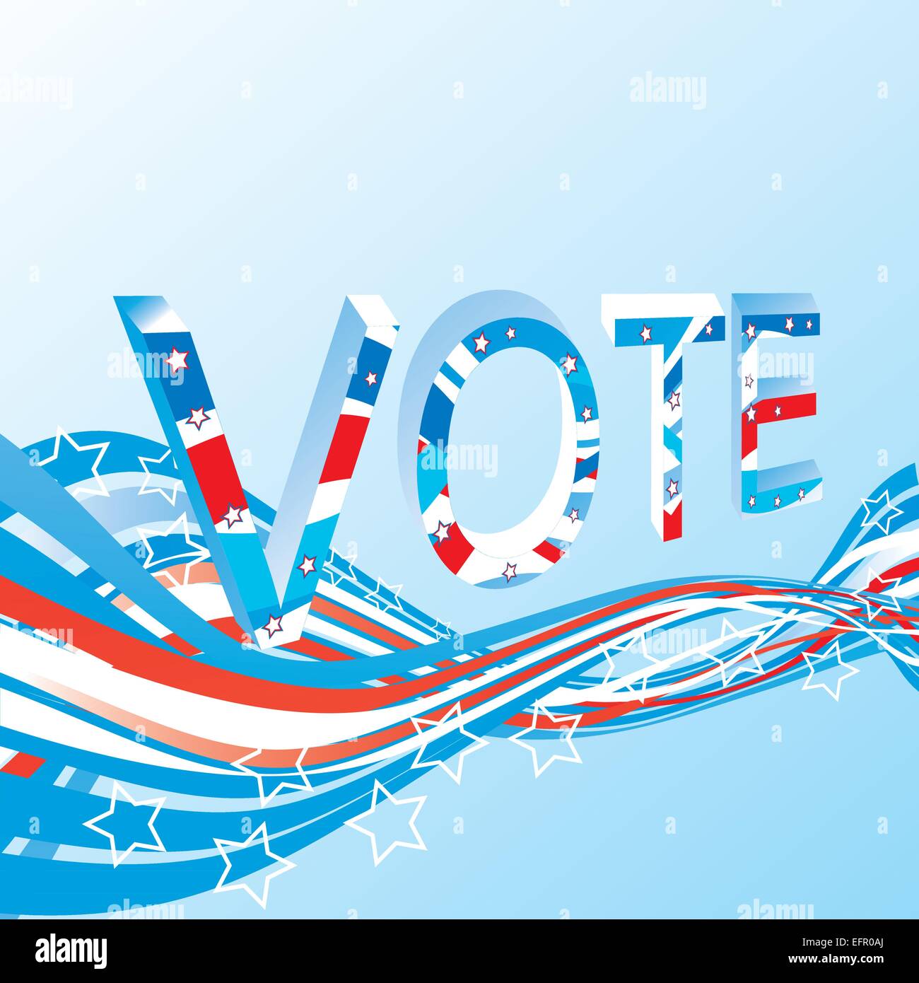USA election patriotic background vector illustration Stock Vector ...