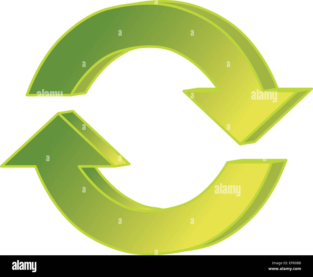 3d shiny arrow in perspective, vector illustration Stock Vector Image ...