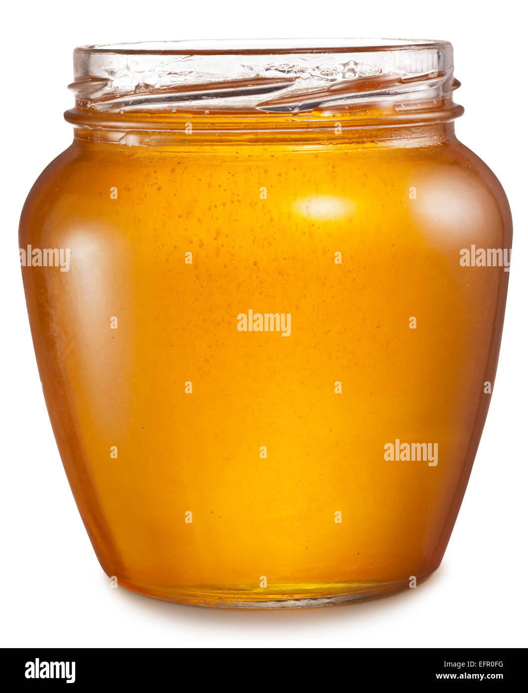 Glass can full of honey. File contains clipping paths Stock Photo - Alamy Glass can full of honey. File contains clipping paths Stock Photo - Alamy