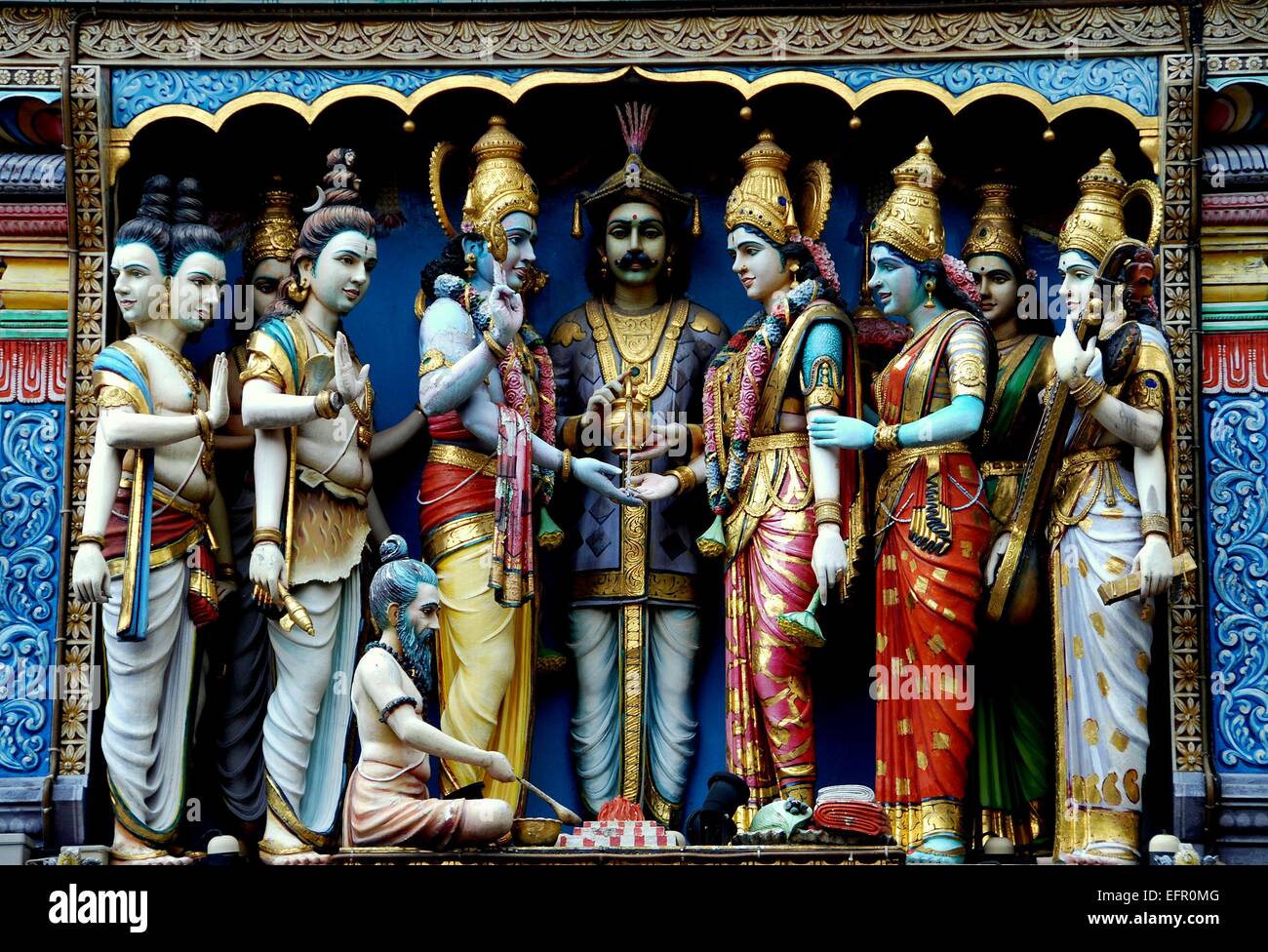 Hindu temple at waterloo hi-res stock photography and images - Alamy