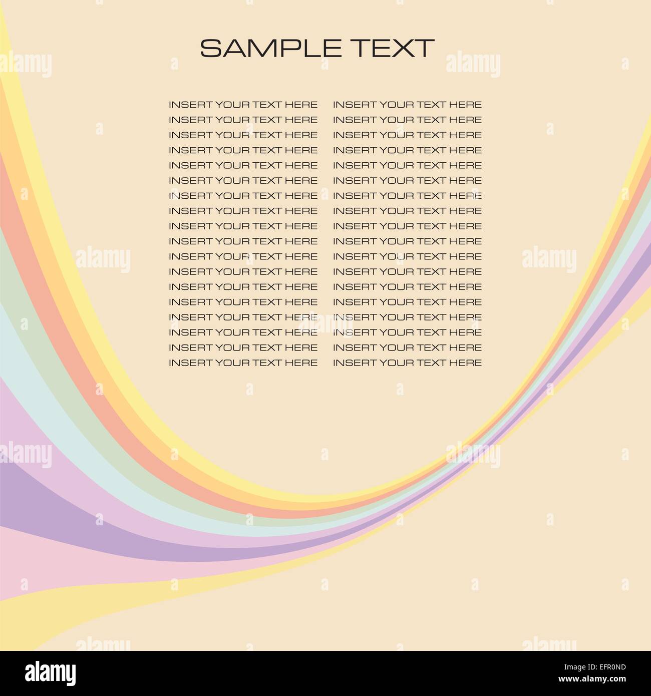 retro background with copy space vector illustration Stock Vector Image ...