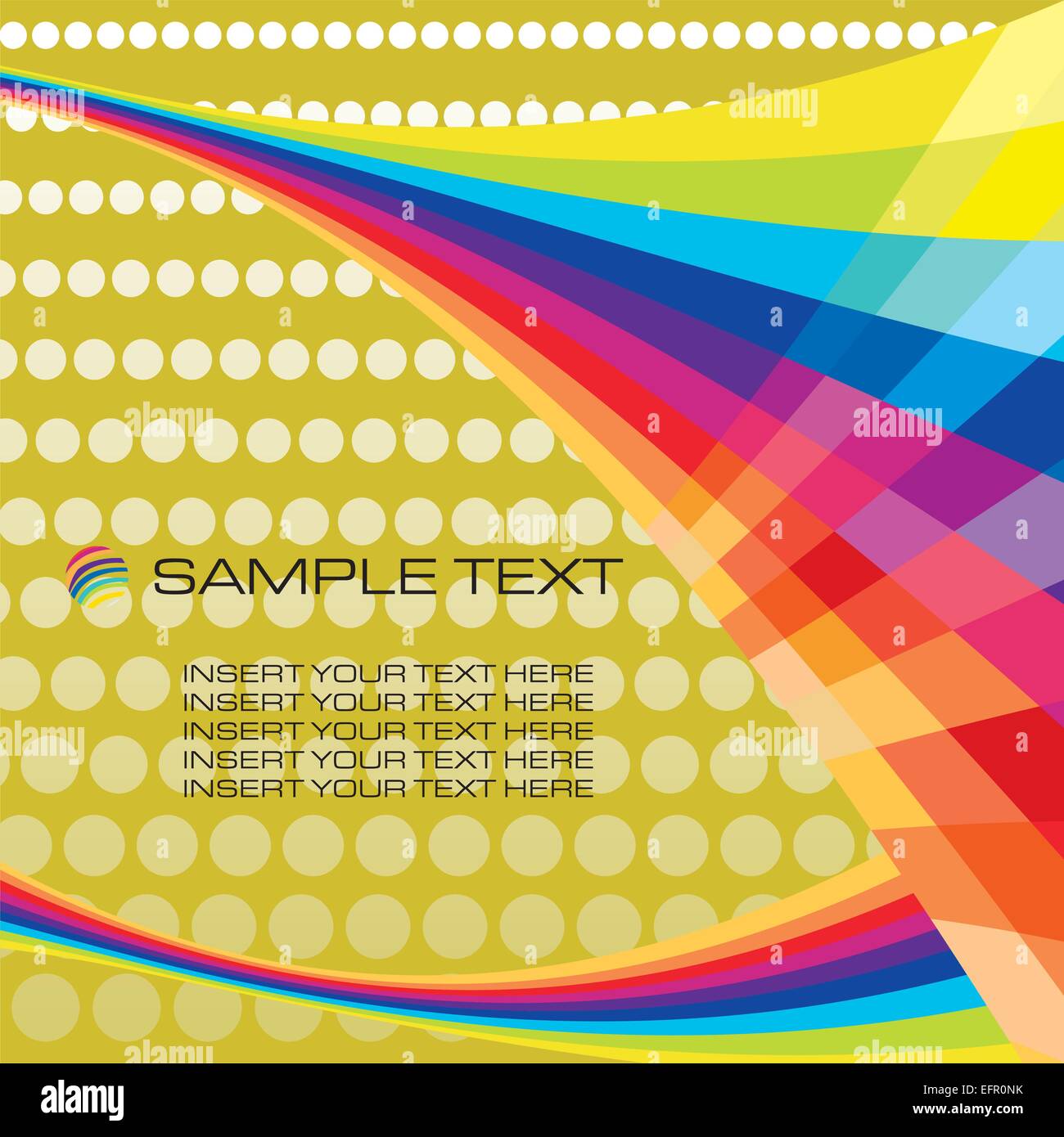 retro background with copy space vector illustration Stock Vector Image ...