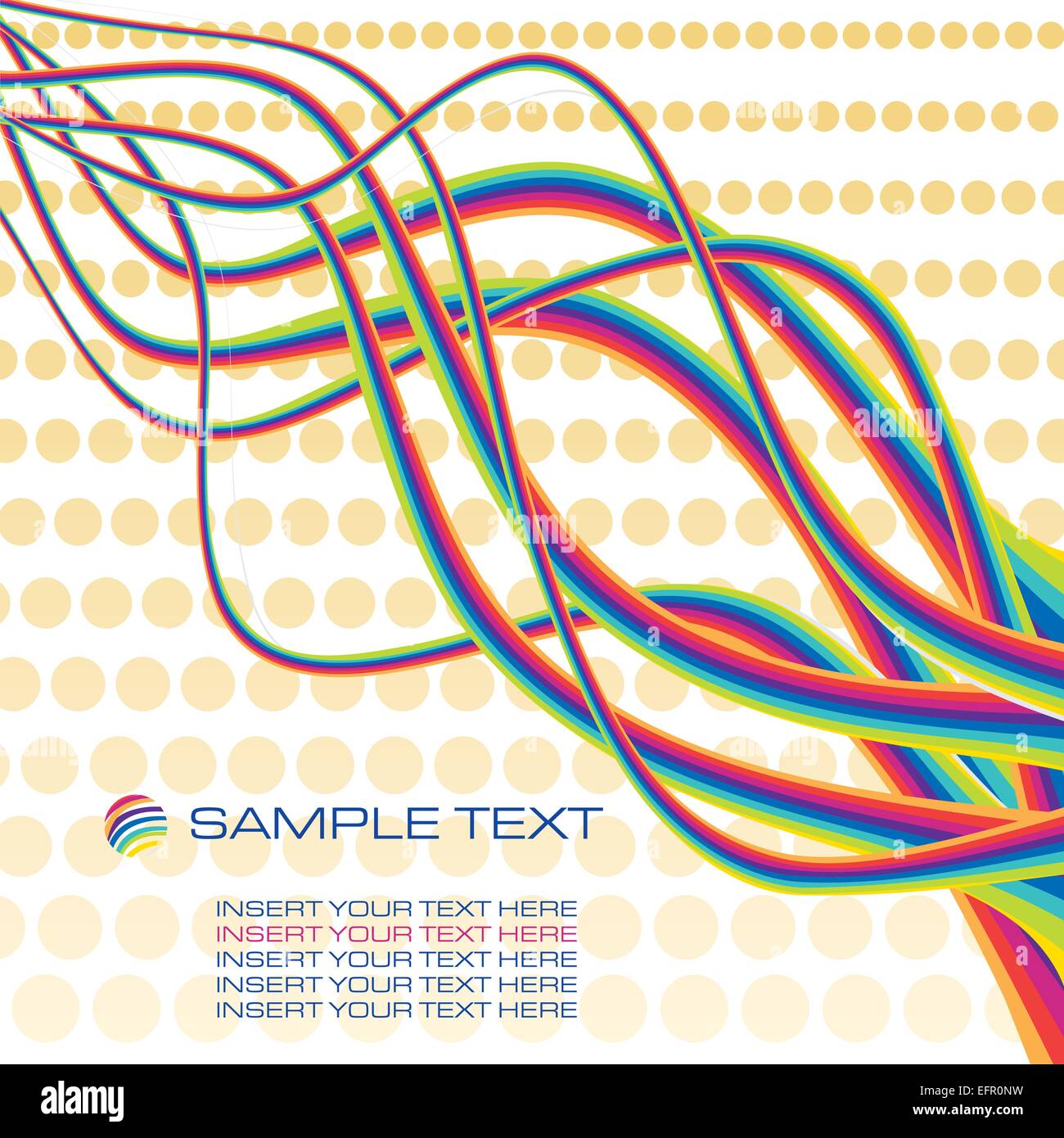 retro background with copy space vector illustration Stock Vector Image ...