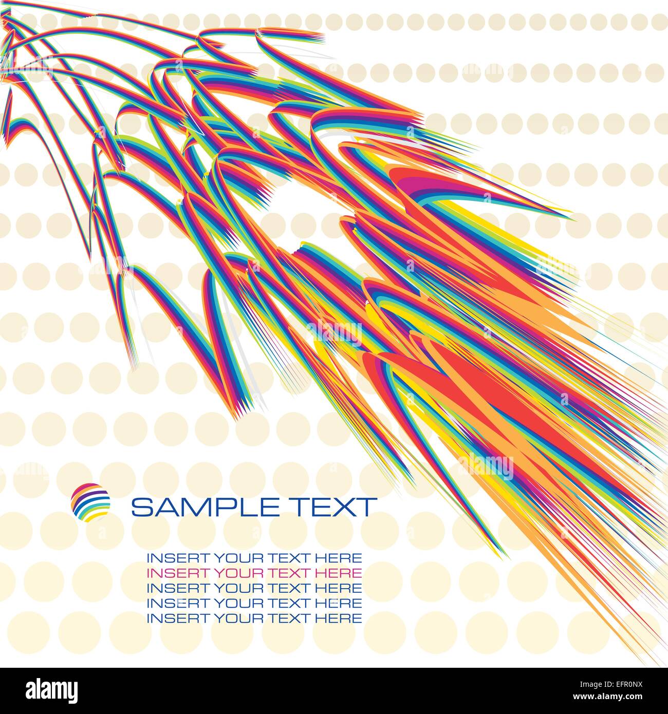 retro background with copy space vector illustration Stock Vector Image ...