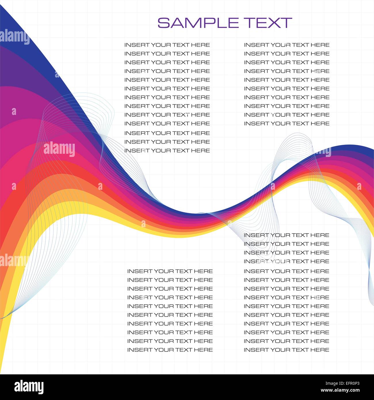 retro background with copy space vector illustration Stock Vector Image ...