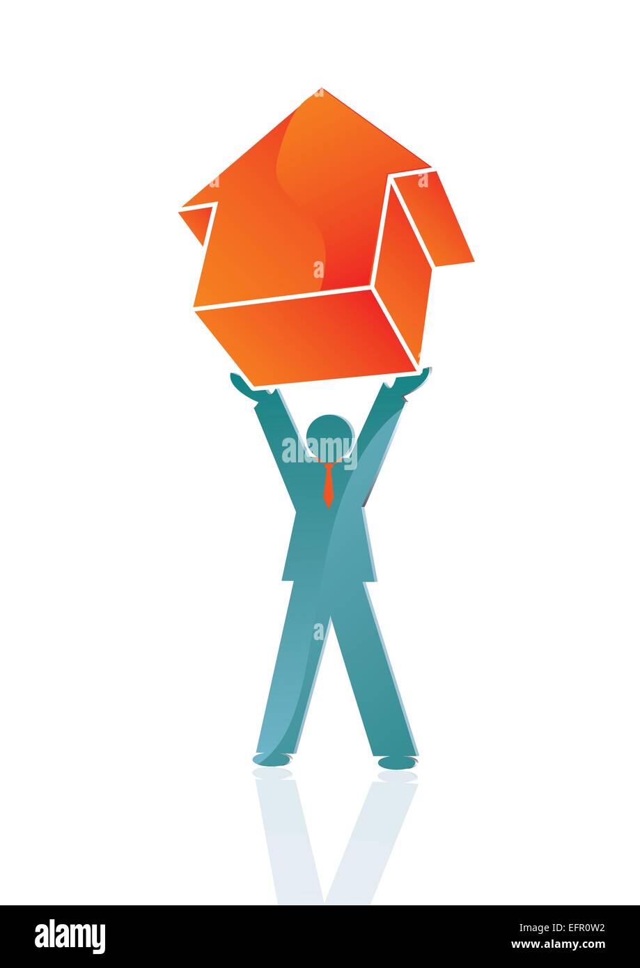 Cartoon the only way Stock Vector Images - Alamy