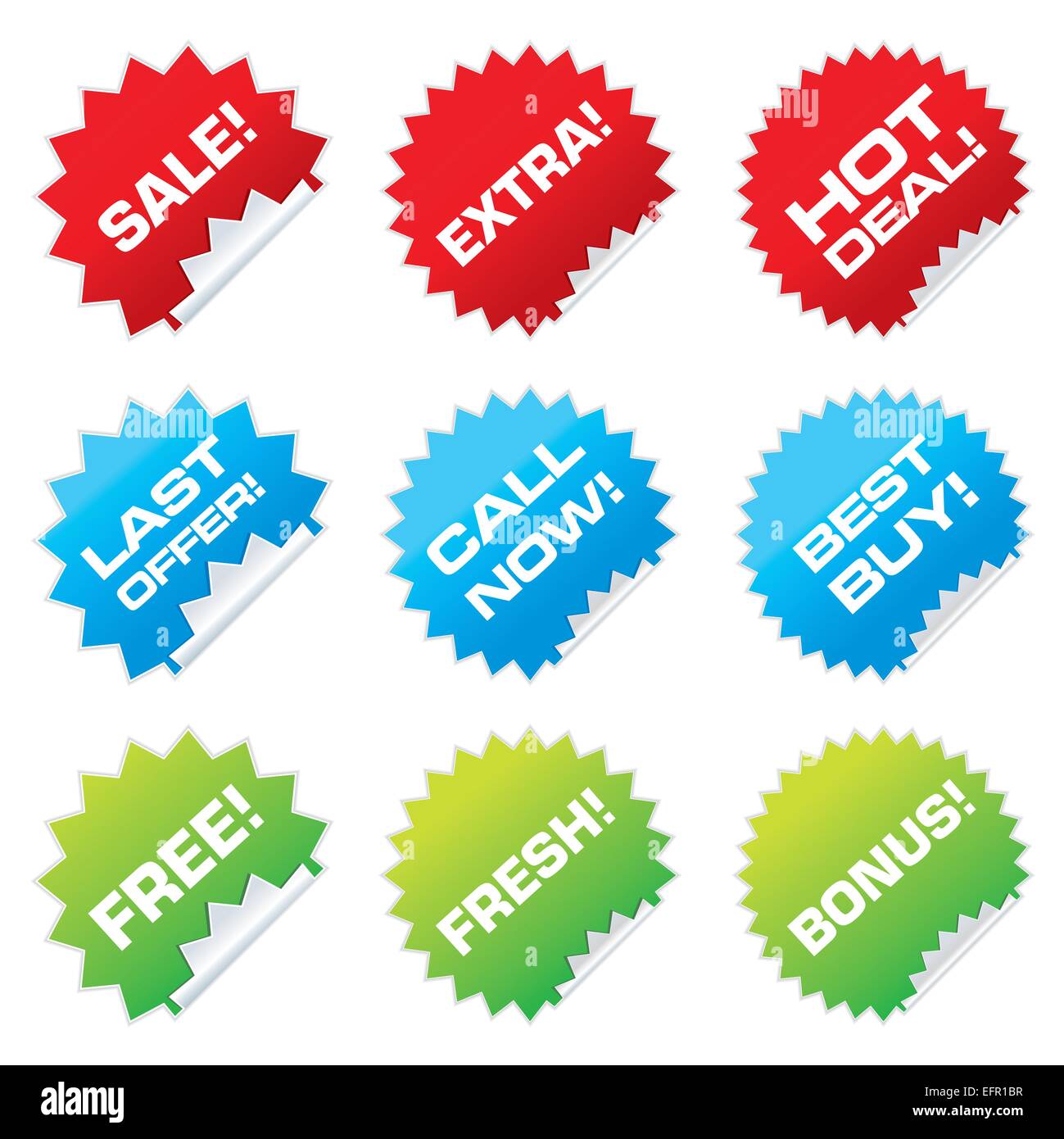 Sale stickers hi-res stock photography and images - Alamy
