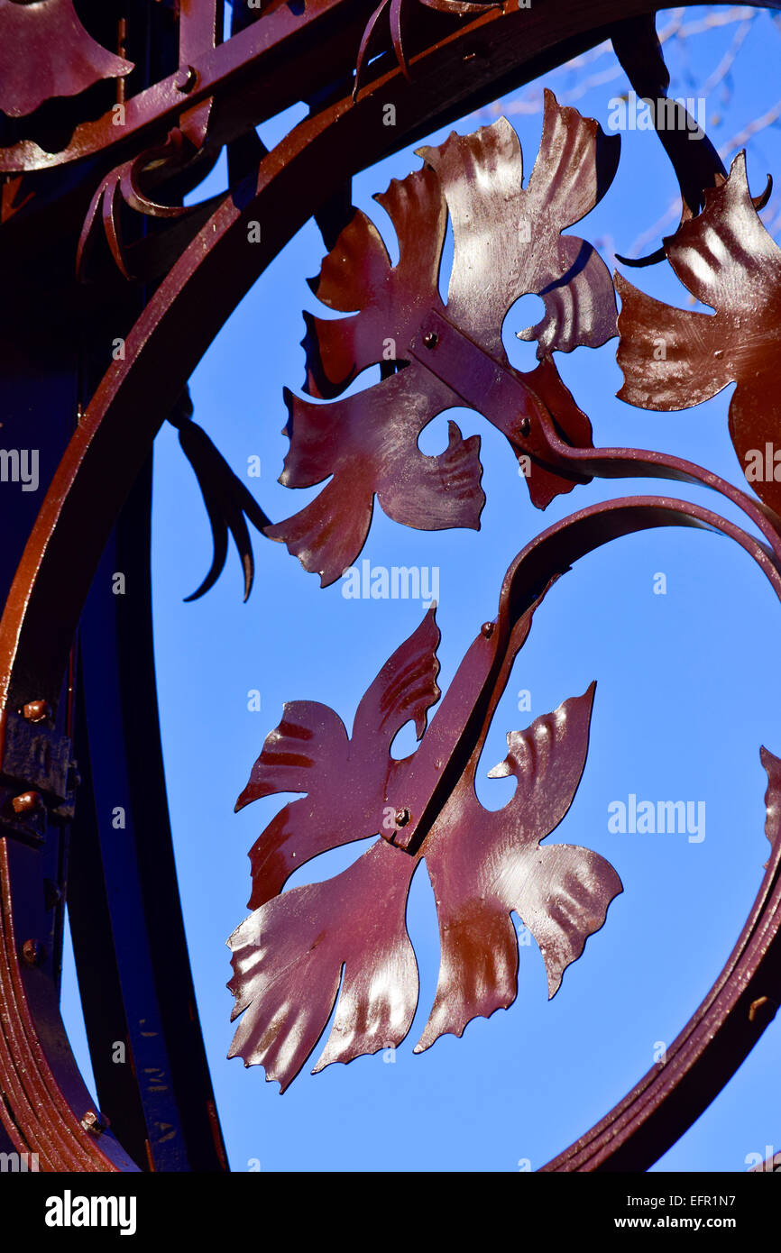 Wrought iron detail. Barcelona, Catalonia, Spain Stock Photo - Alamy