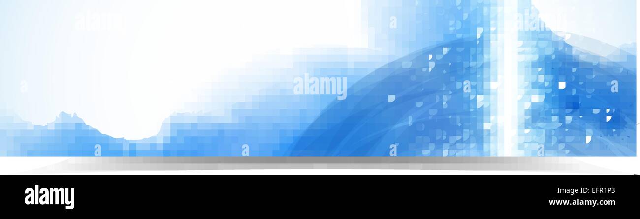 Abstract header with blue watercolor effect and lights Stock Vector ...