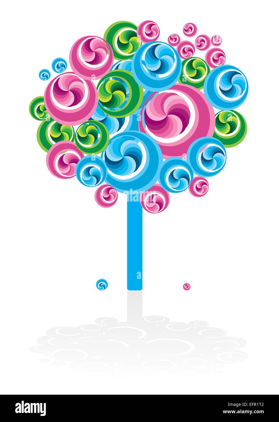Stylized tree icon, vector illustration Stock Vector Image & Art - Alamy