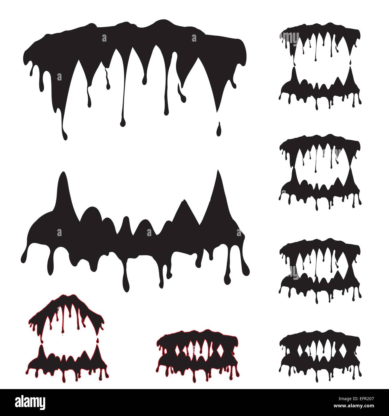 Blood hungry vampire Stock Vector Images - Alamy