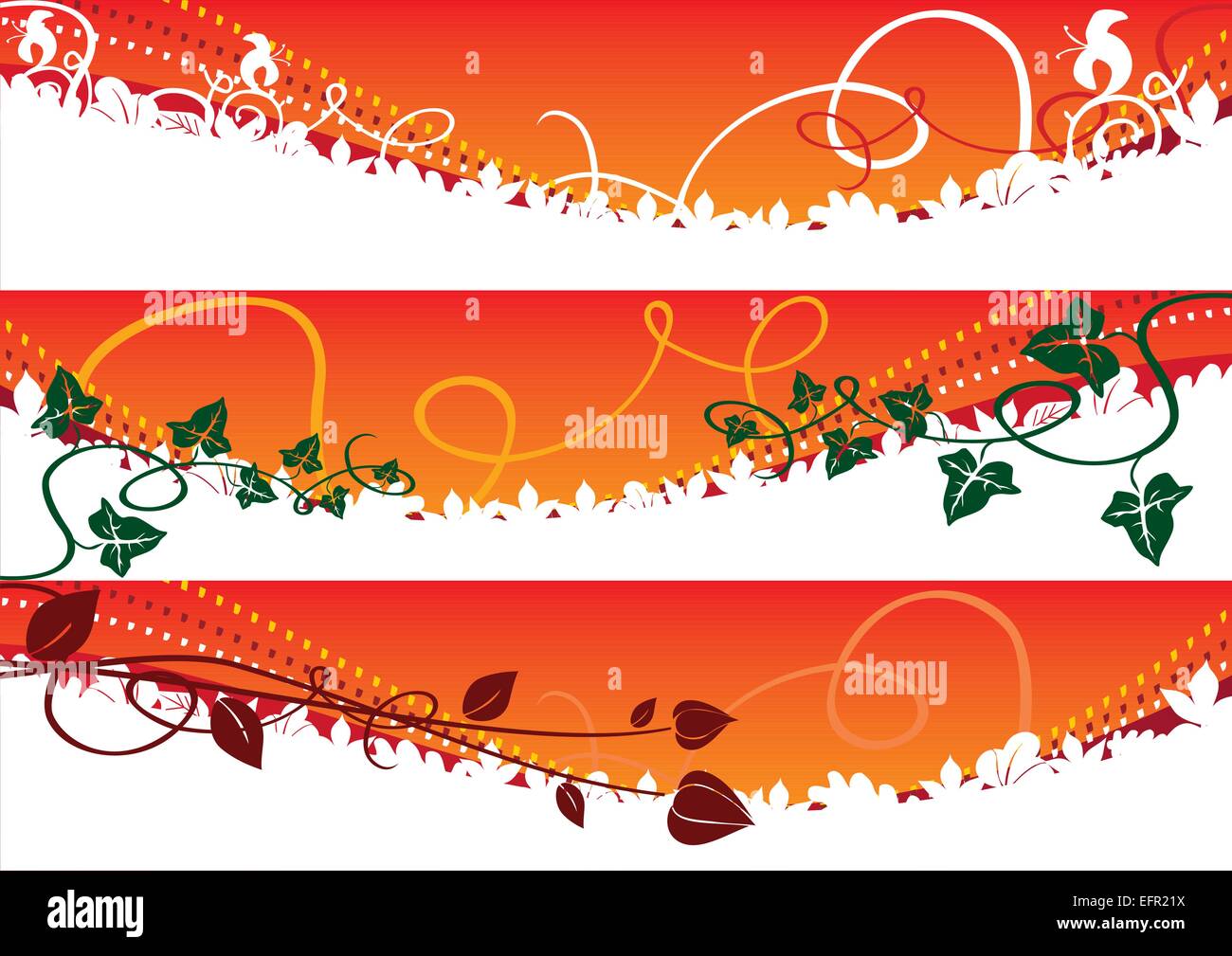 Autumn banners, vector illustration Stock Vector Image & Art - Alamy