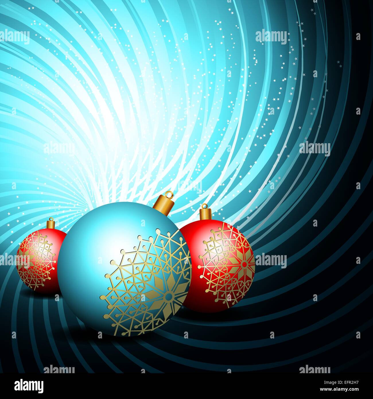 Blue christmas background, eps10 vector illustration Stock Vector Image ...