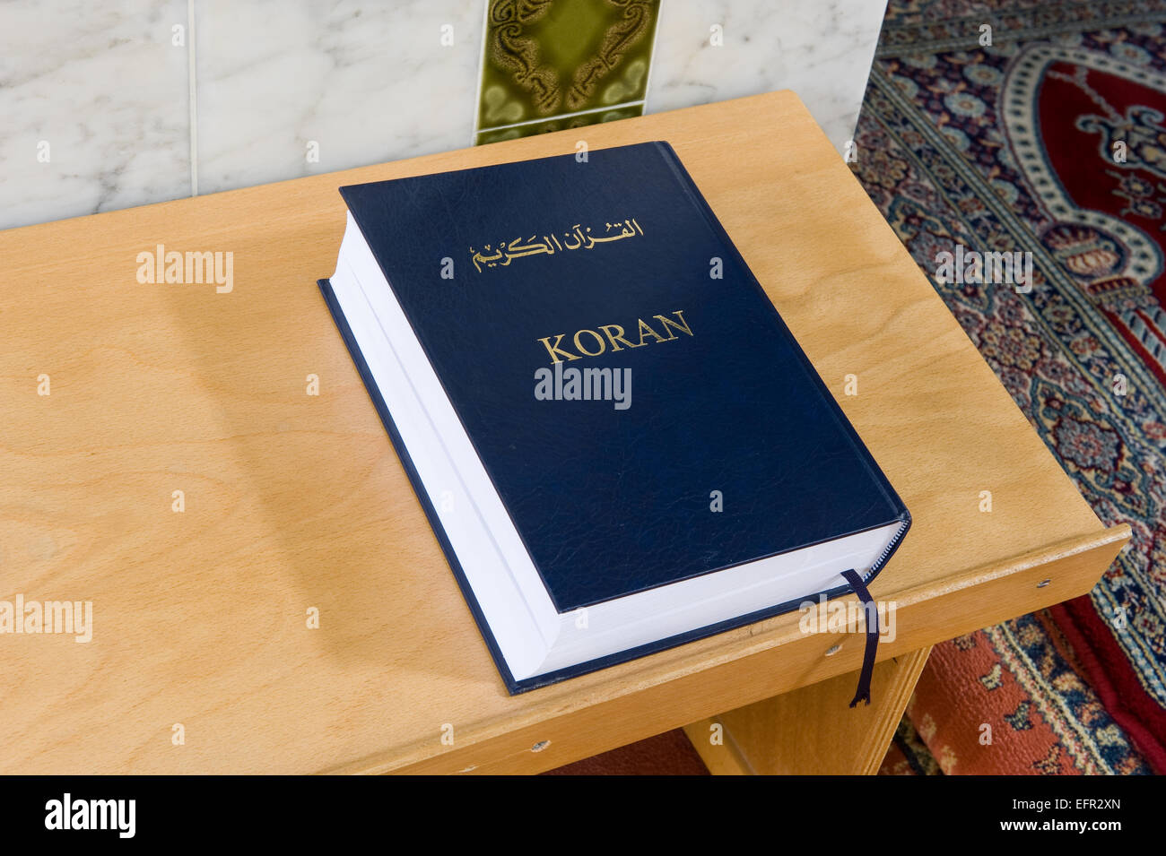The Koran laying in a mosque in the Netherlands Stock Photo - Alamy