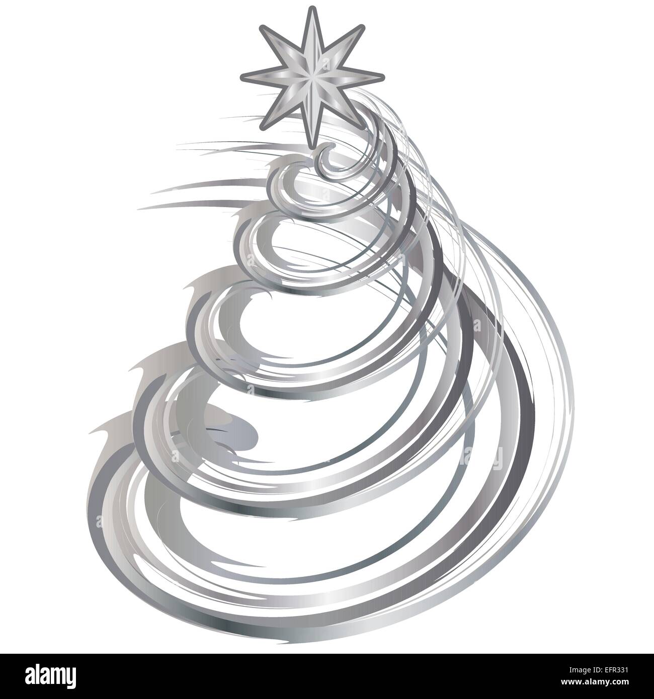 vector illustration of Christmas tree Stock Vector Image & Art - Alamy