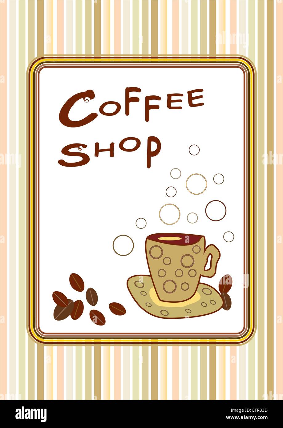 Coffee shop poster hi-res stock photography and images - Alamy