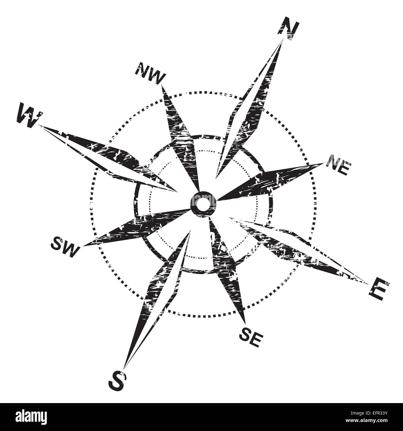Compass Stock Vector Images - Alamy