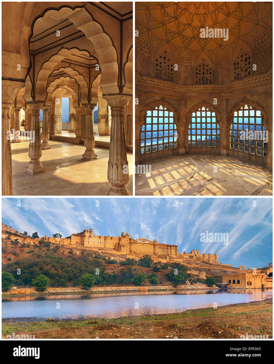 Amber fort india interior hi-res stock photography and images - Alamy