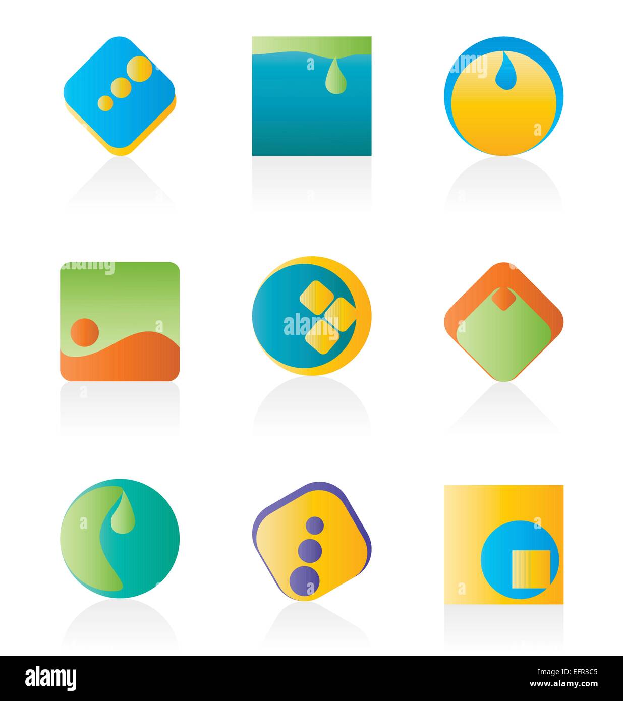 Set of design elements, vector illustration Stock Vector Image & Art ...